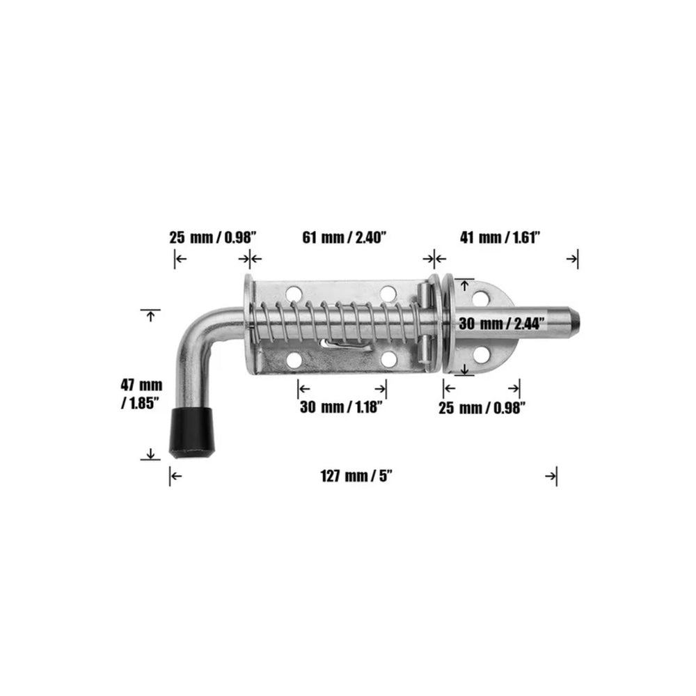 Barrel Lock - Sliding Bolt with hardware – Thunderbolt Locks