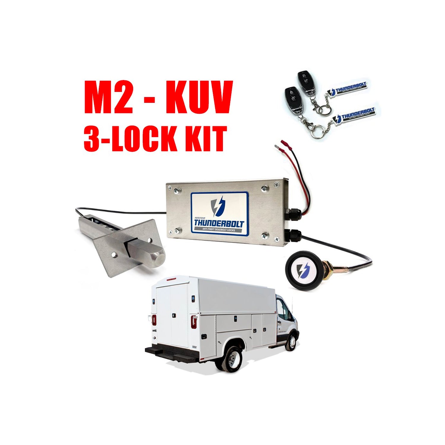 KUV (Triple) Lock Kit-M2 – Thunderbolt Locks
