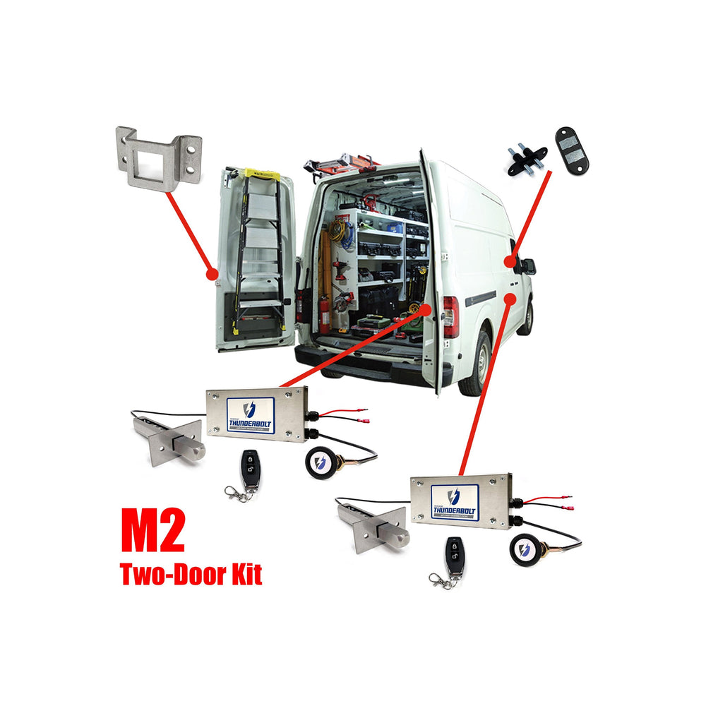 M2 Two-door Lock Kit (Side + Rear Cargo Doors) – Thunderbolt Locks